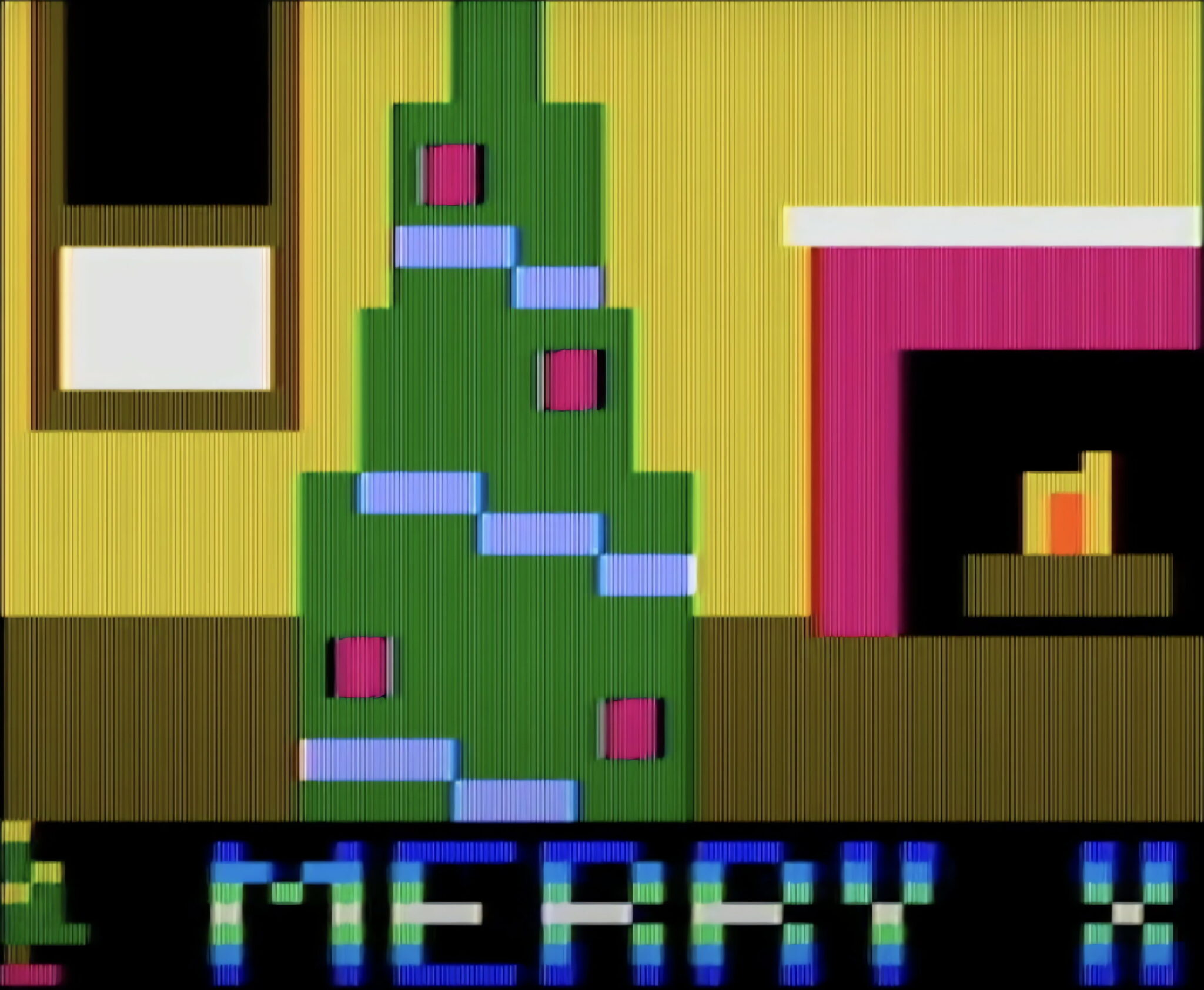deater's Apple II Christmas demo 2023 - A2Central.com